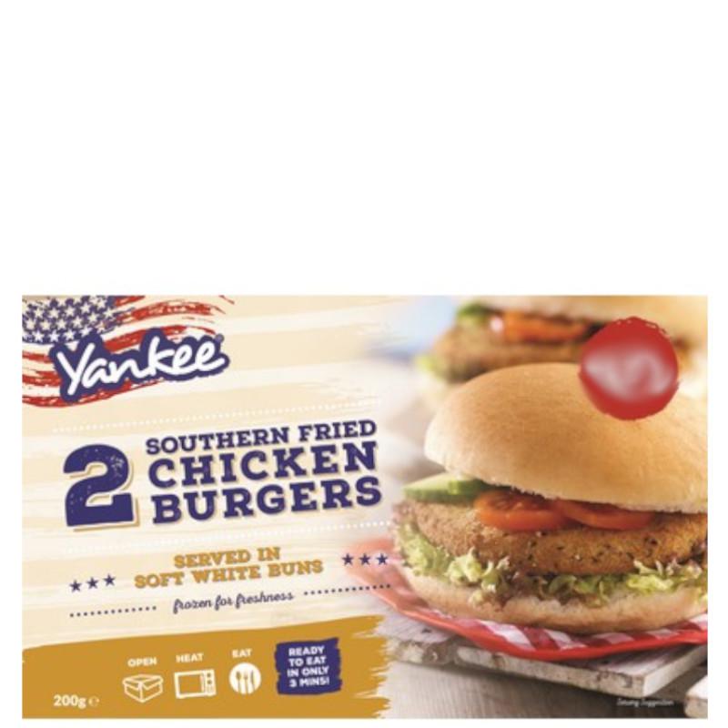 Yankee 2 Southern Fried Chicken Burgers