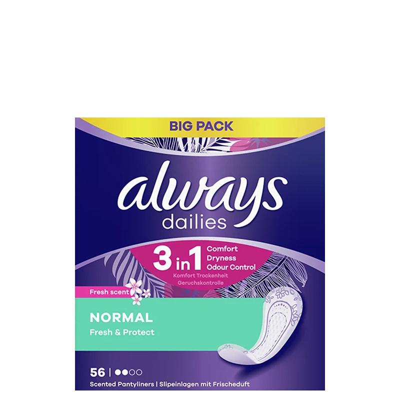 Always Dailies Fresh & Protect Normal