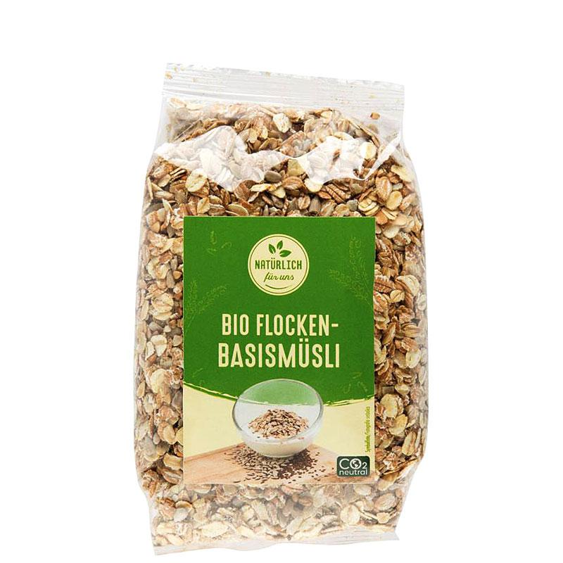 Natürlich für uns Flockenbasis Müsli Bio